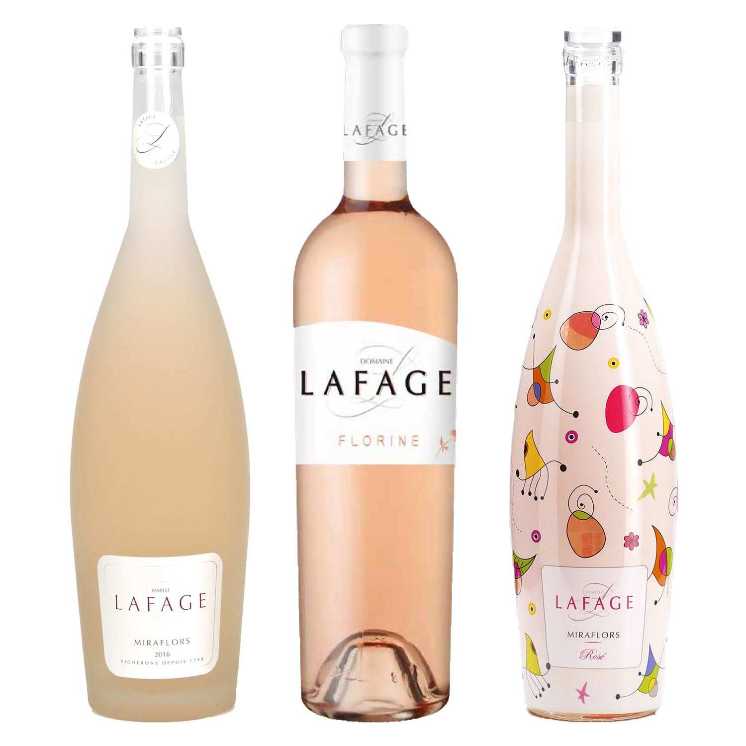 Assortment of 3 Lafage rosés - Domaine Lafage