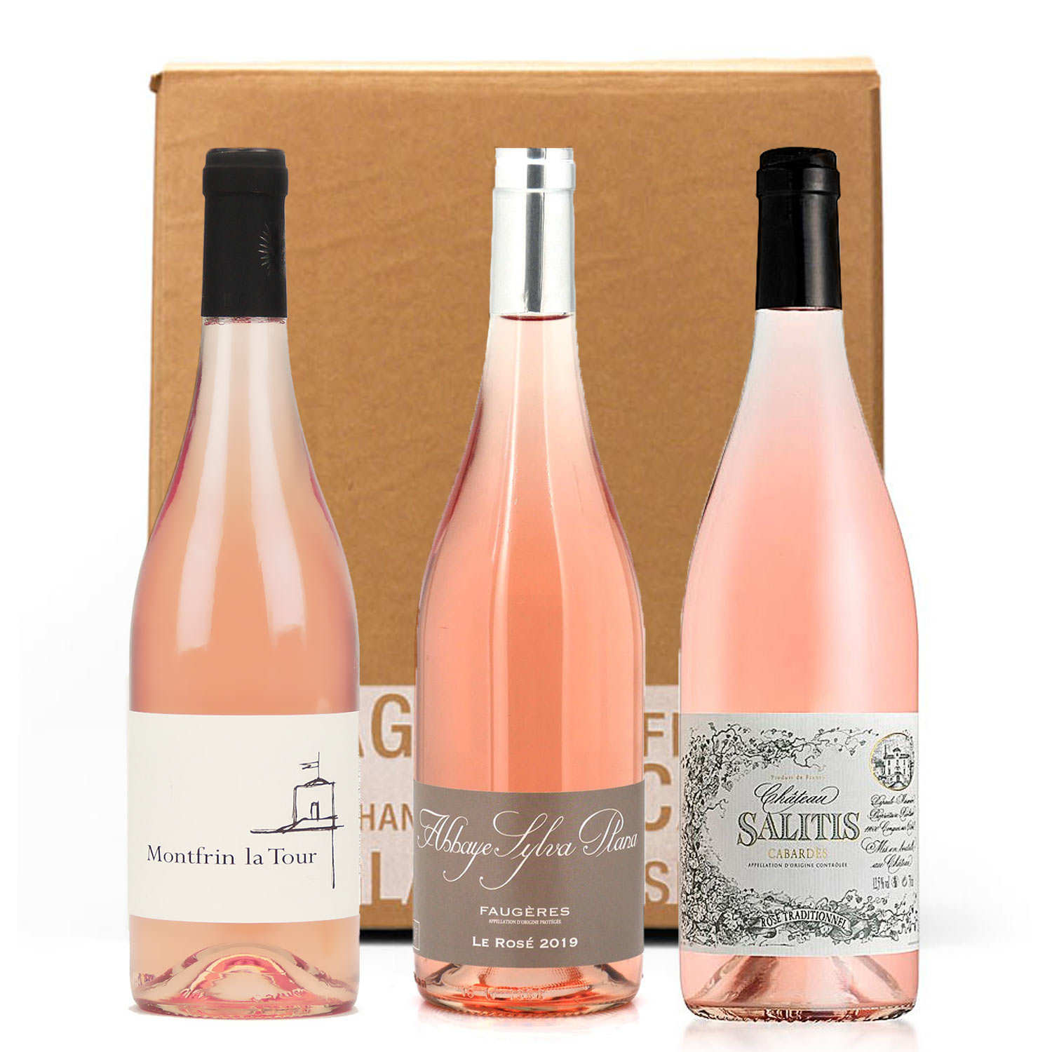 Box 3 rosé wines from Languedoc