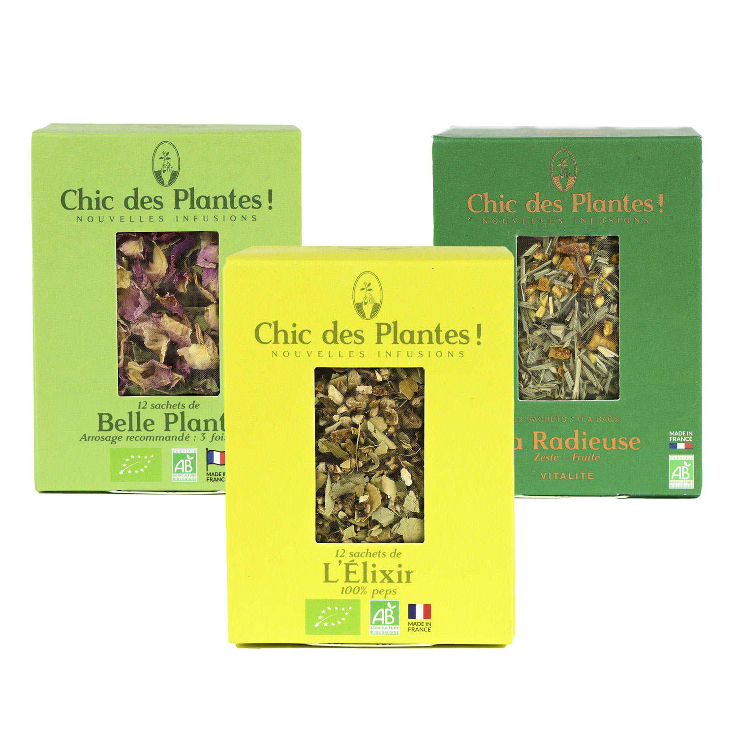 Assortiment de 3 infusions bio