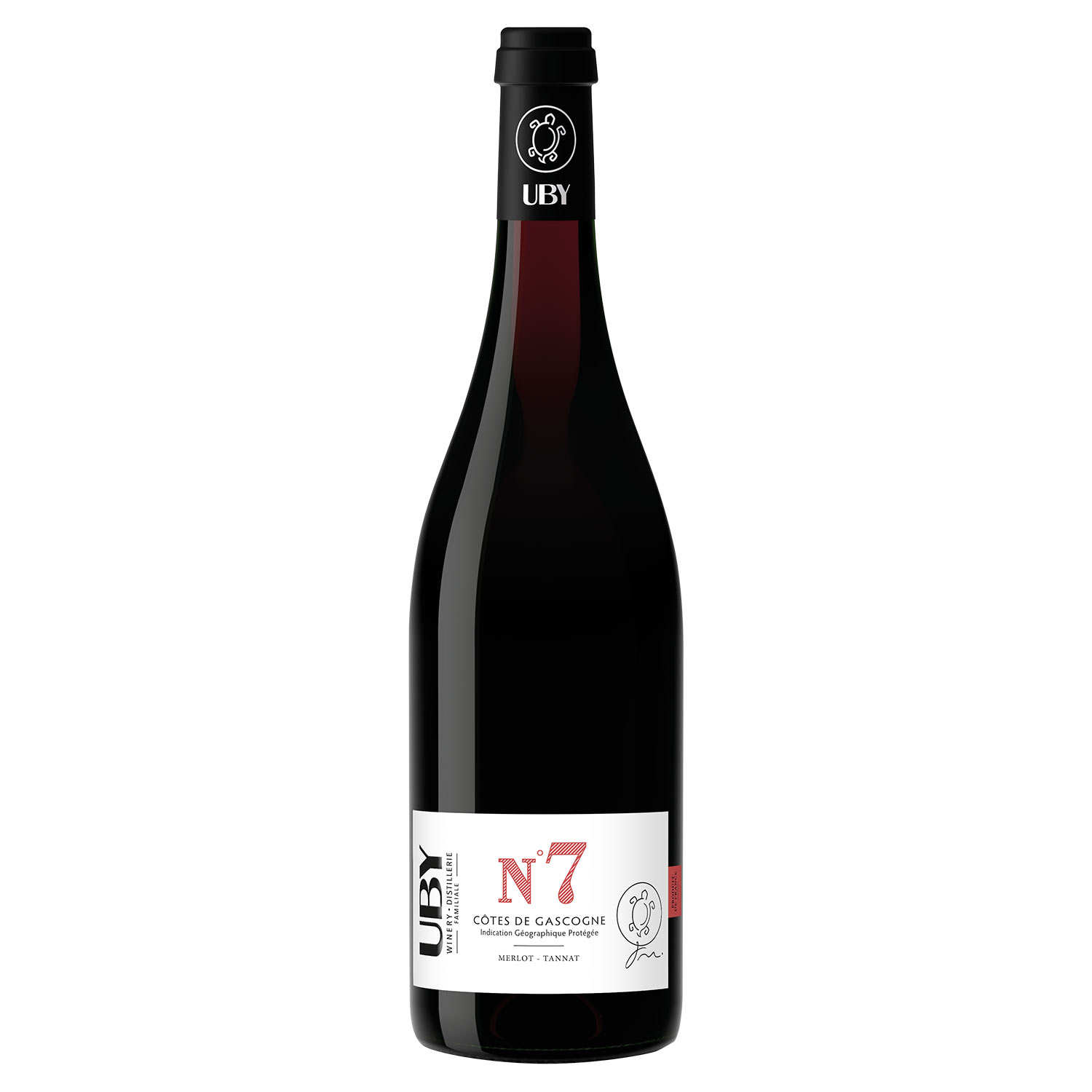 UBY N°7 Merlot Tannat - red wine IGP Côtes de Gascogne - Domaine UBY