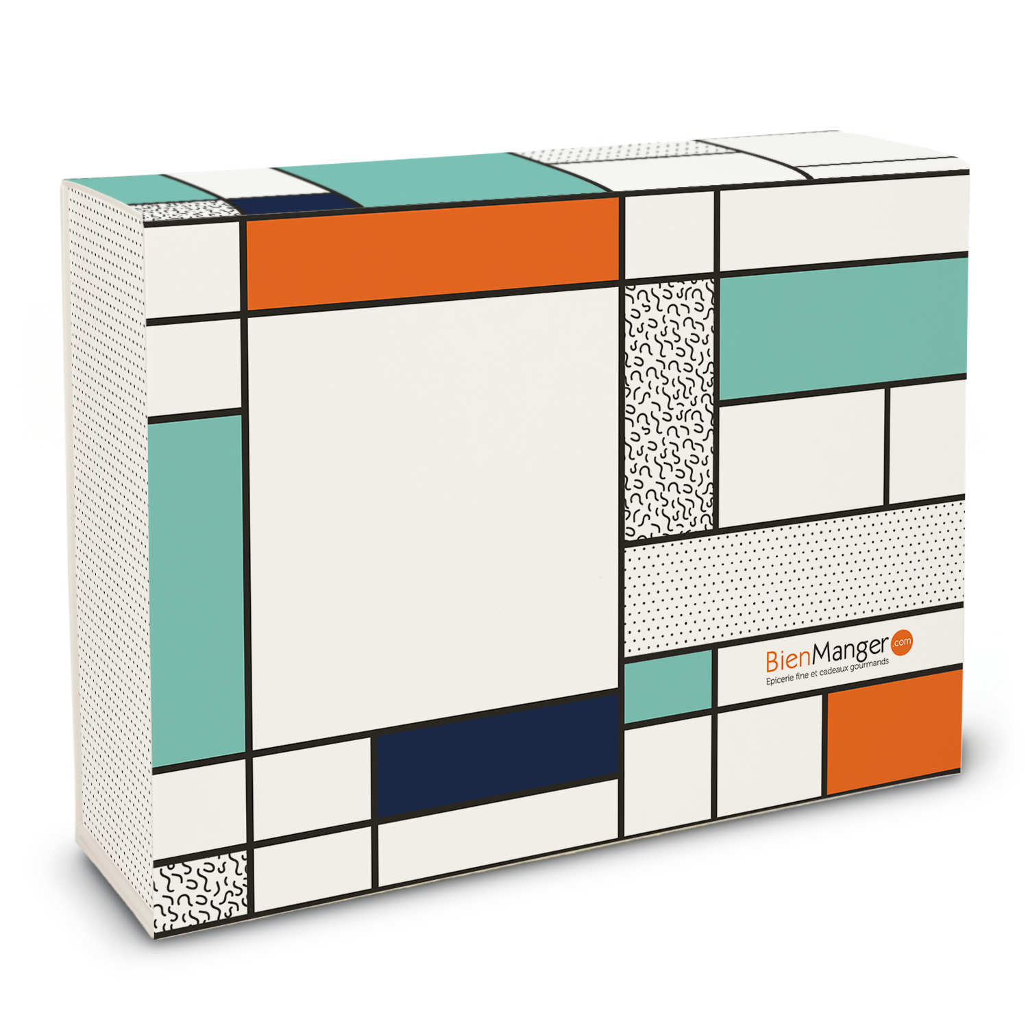 Geometric Pop Rectangular Gift Box - BienManger.com