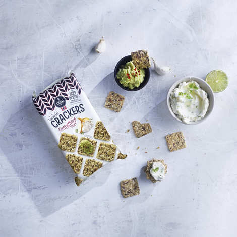 Norwegian crackers with garlic and onion - Sigdal - Sigdal