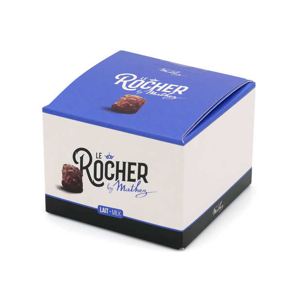 Le Rocher by Mathez - Ballotin of milk chocolate rochers - Chocolat Mathez