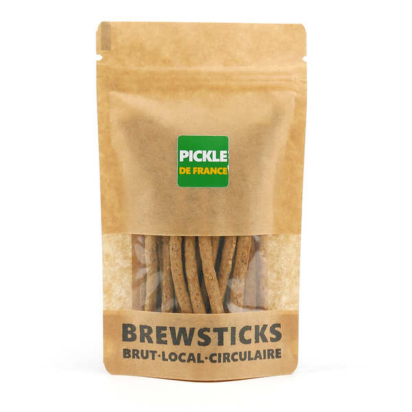 Crunchy aperitif sticks with draff, verjuice and pickle spices - Brewsticks