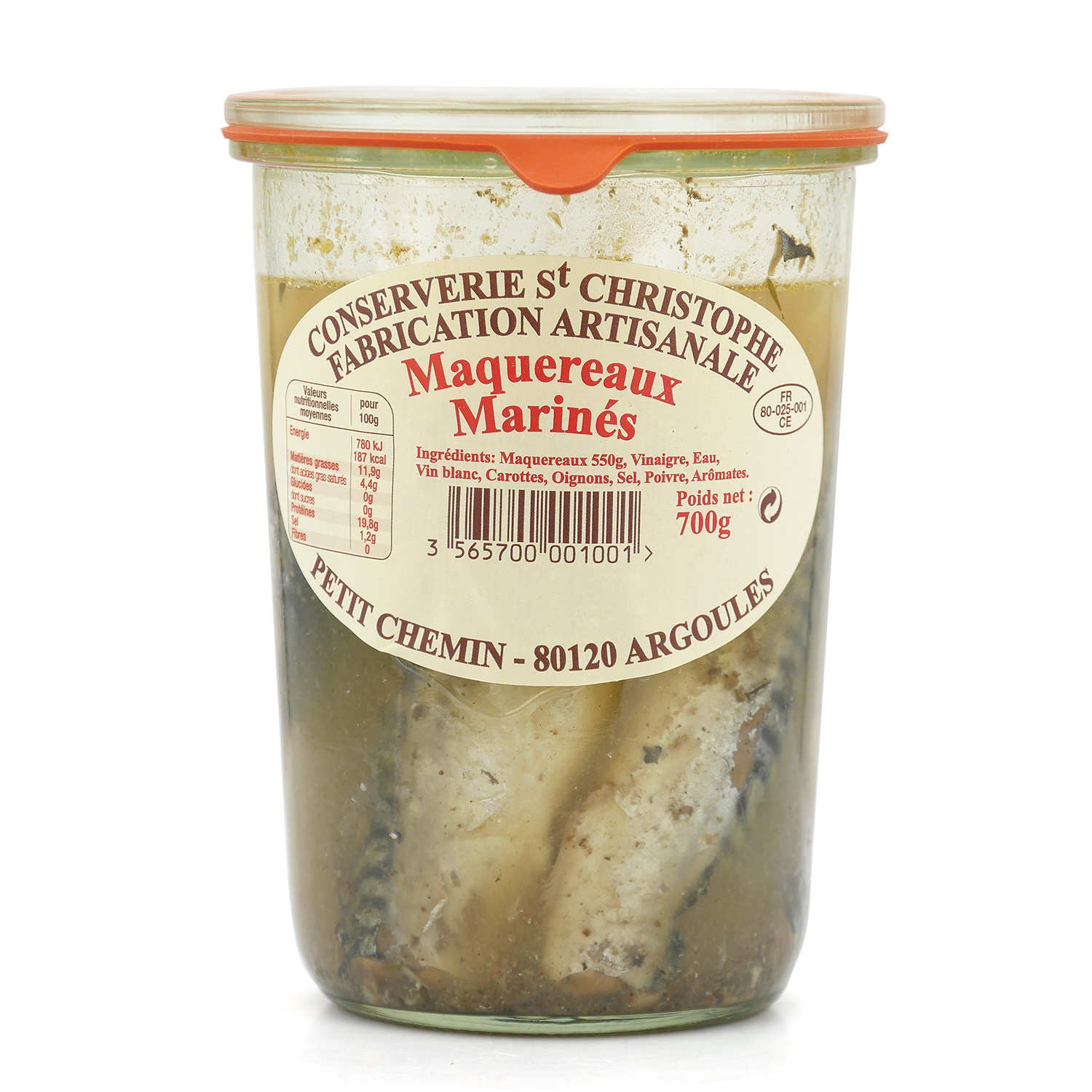 Marinated mackerel - Conserverie Saint Christophe