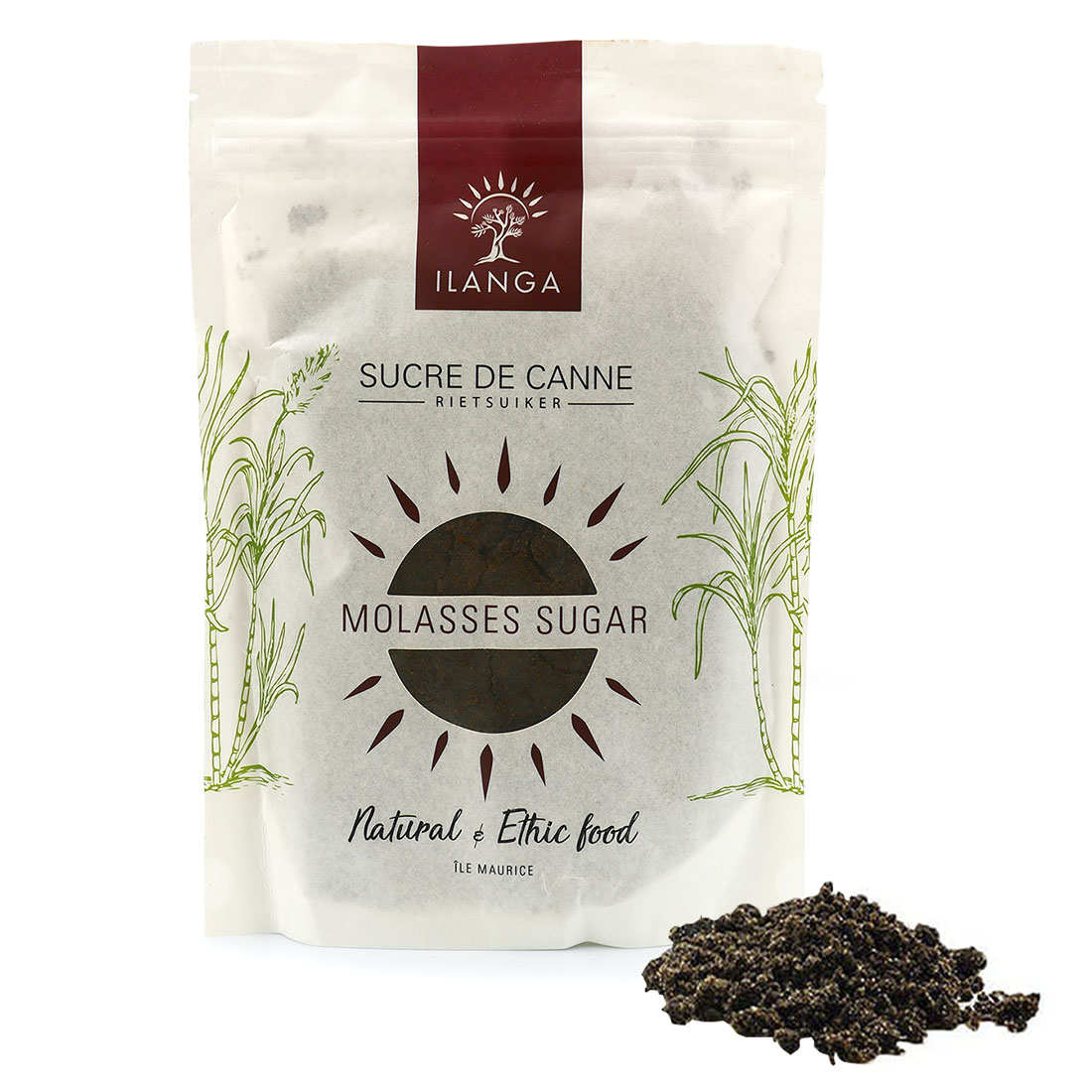 Molasses Sugar - unrefined cane sugar - Ilanga Nature