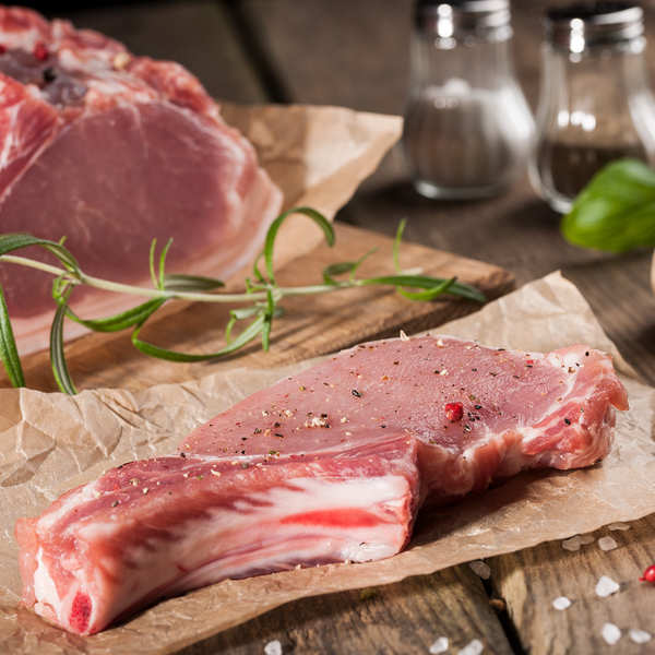 Pork chop with rind from Aveyron - Languedoc Lozère Viande