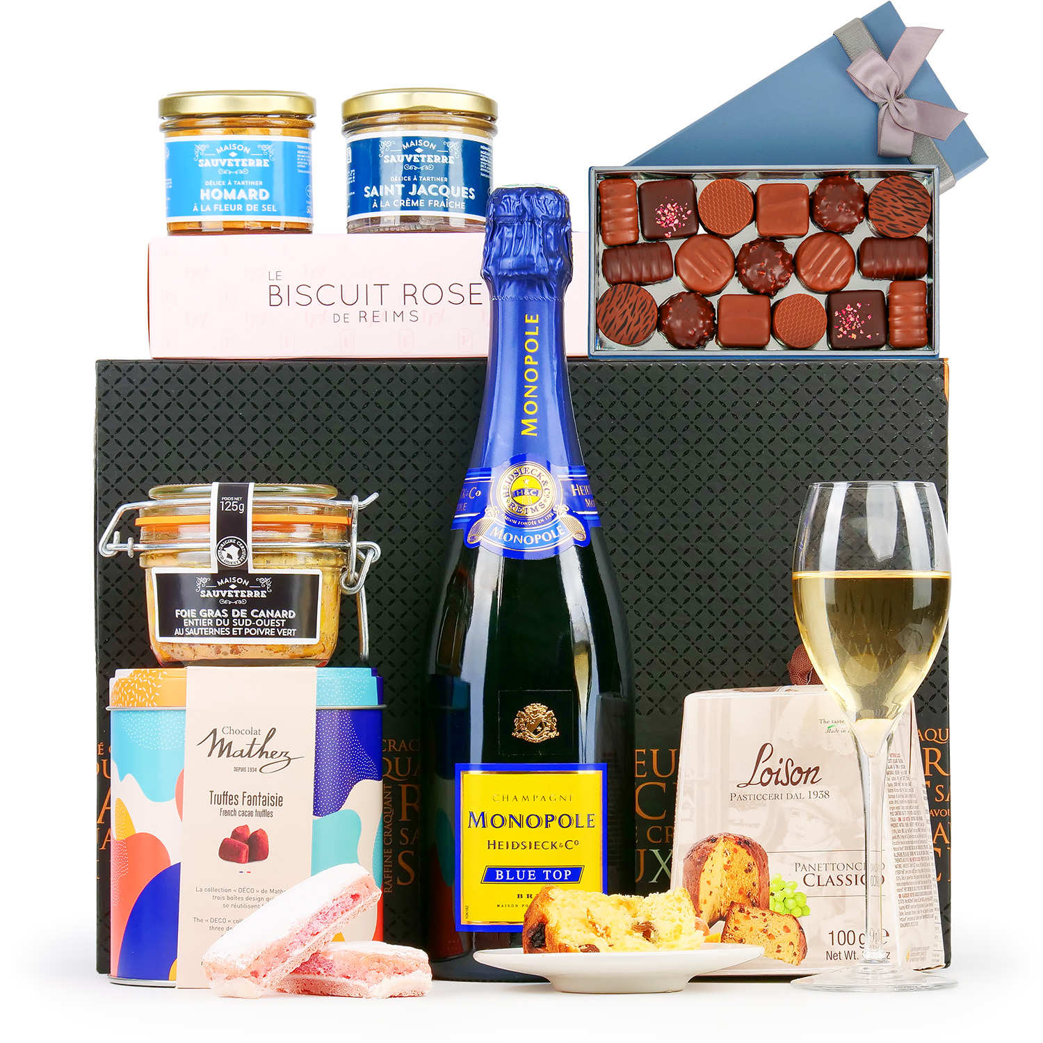 Champagne variation box - BienManger Paniers Garnis