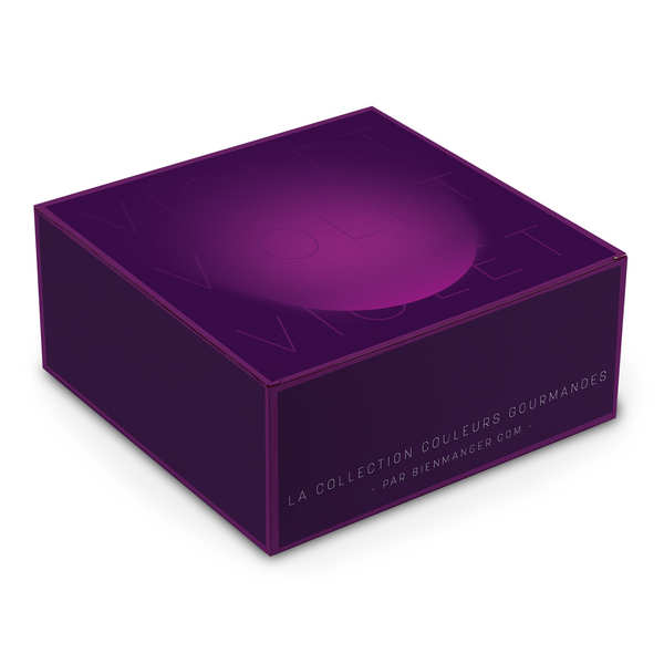 Square purple Box - BienManger.com