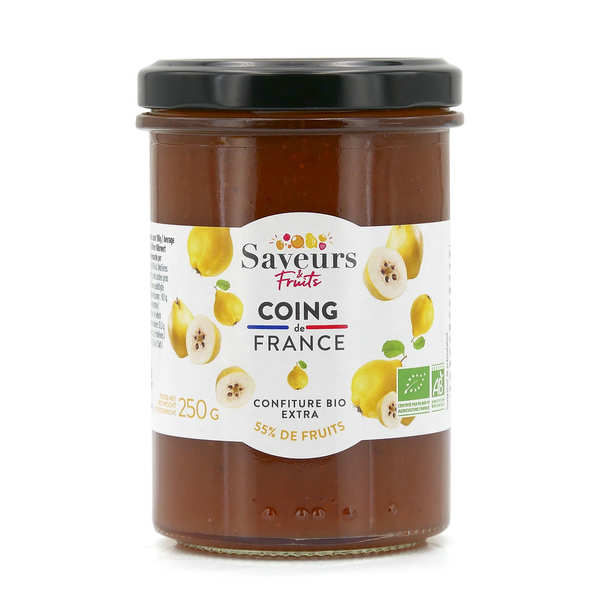 Organic quince fine jam from France - Saveurs et Fruits