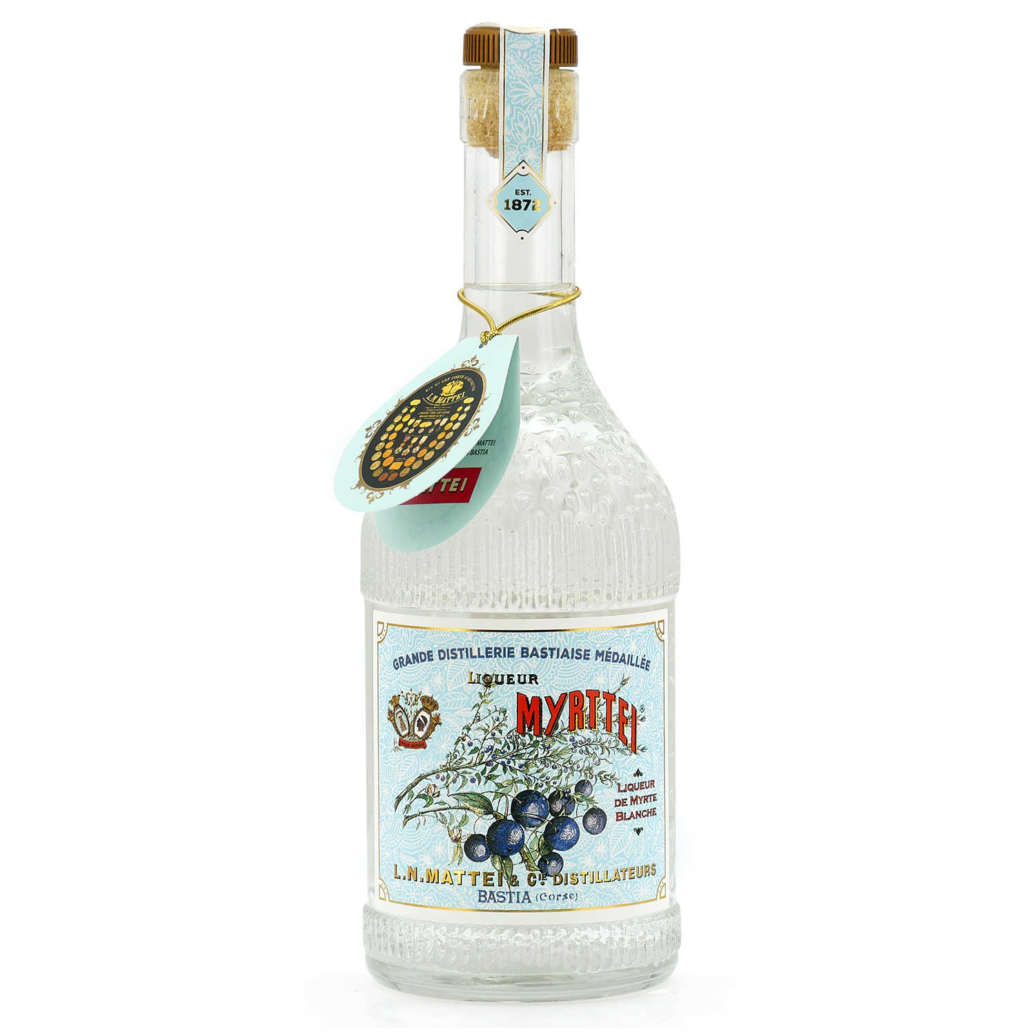 Myrttei Blanche - Liqueur de myrte blanche 30° - L.N. Mattei
