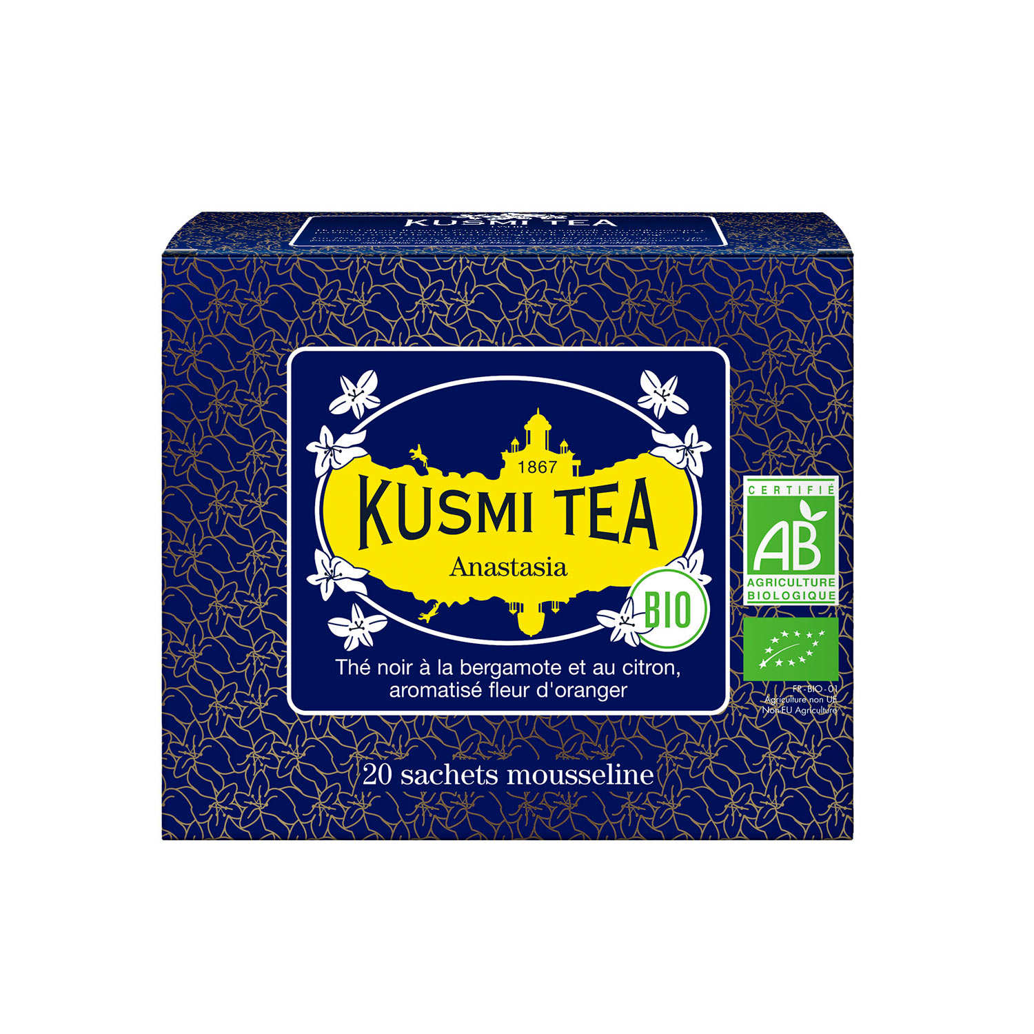 Organic tea "Anastasia" - Muslin bags - Kusmi Tea