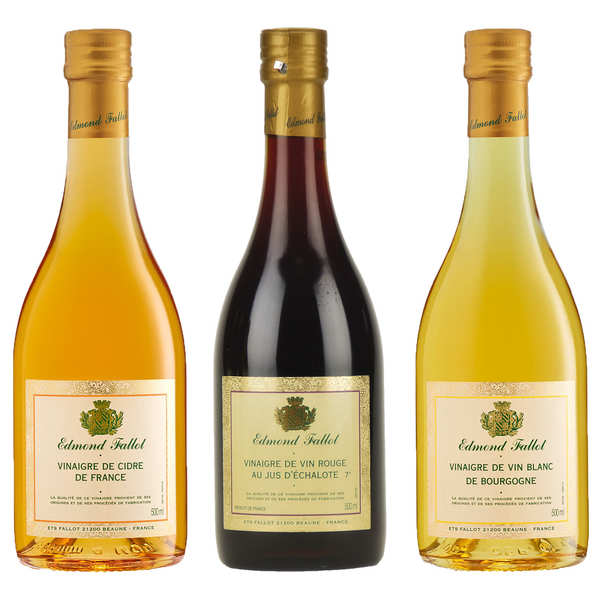 Discovery set of 3 Fallot vinegars - Fallot
