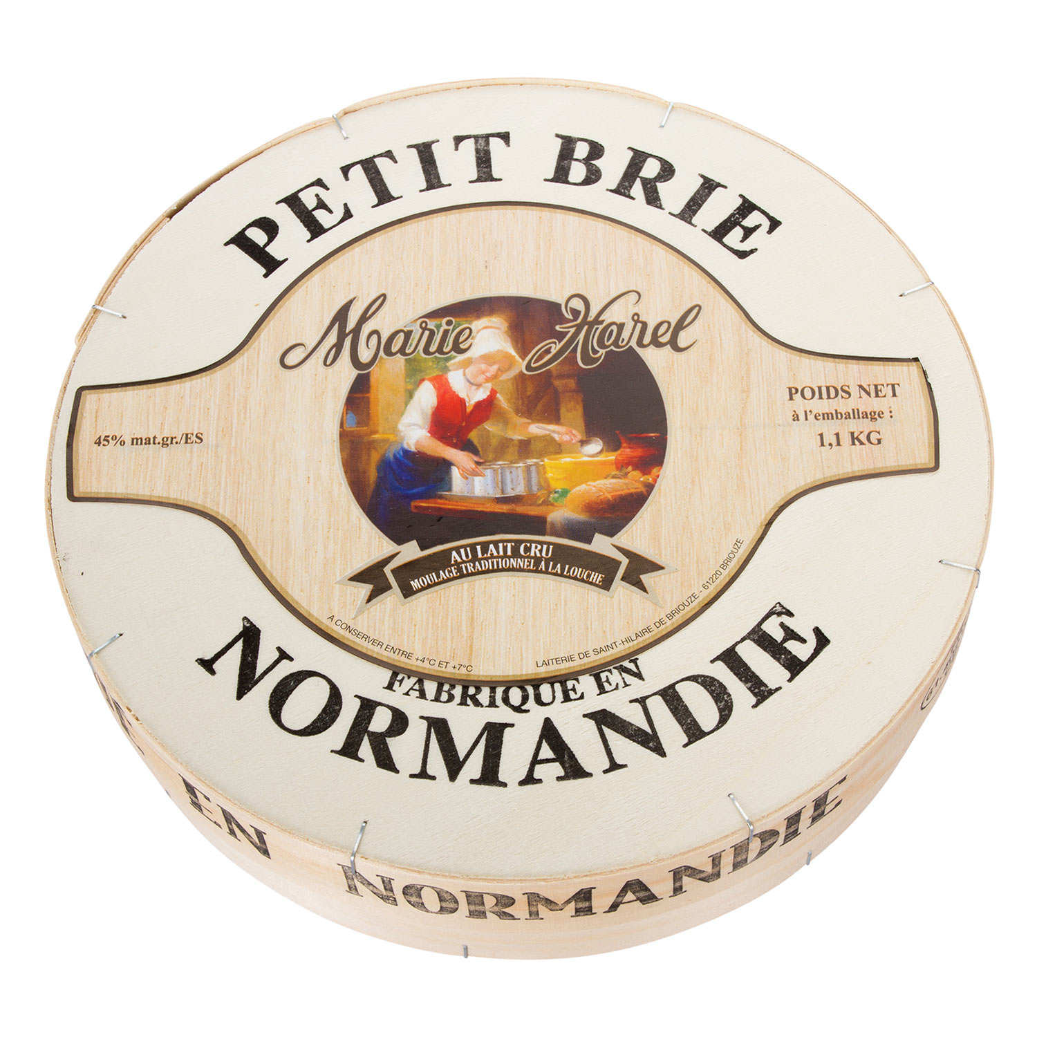 Brie au lait cru moulé à la louche - Marie Harel - Fromagerie Gillot