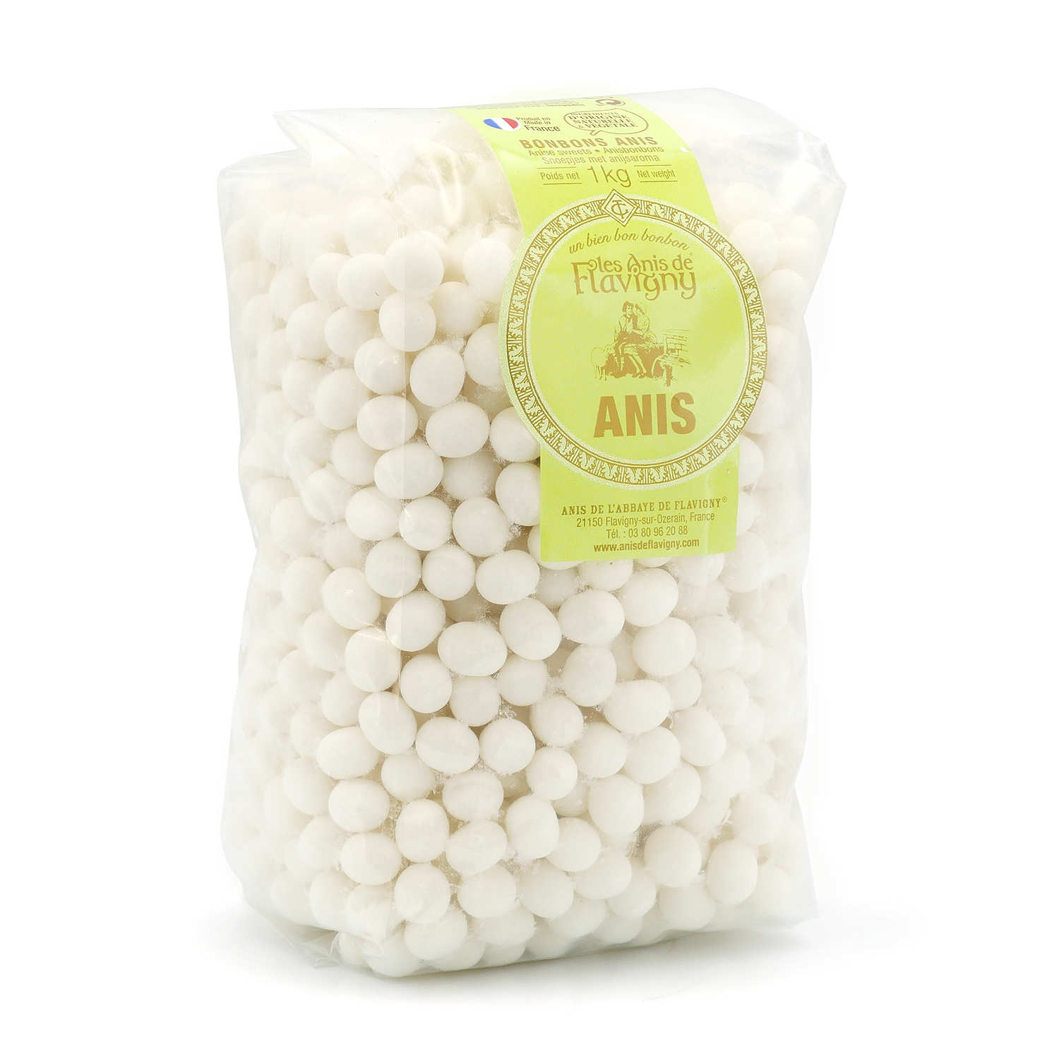 Les véritables Anis de l'abbaye de Flavigny - Sachet grand format 1kg ...