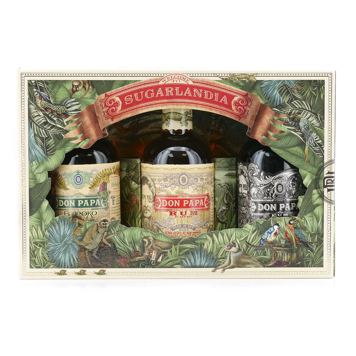 Coffret cadeau 3 rhums Don Papa Super Premium - Bleeding Heart Rum Company