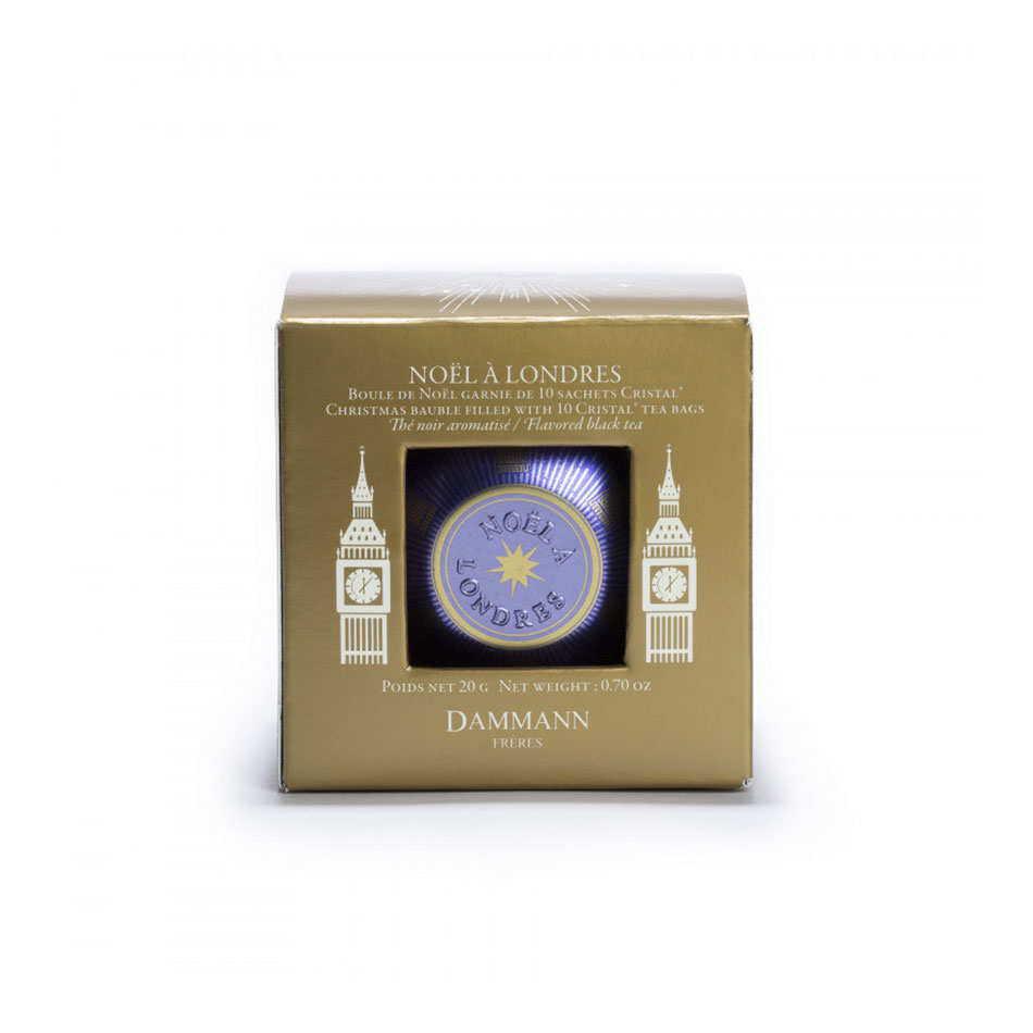 Christmas Balls - 10 Cristal Tea Bags "Christmas in London" - Dammann ...