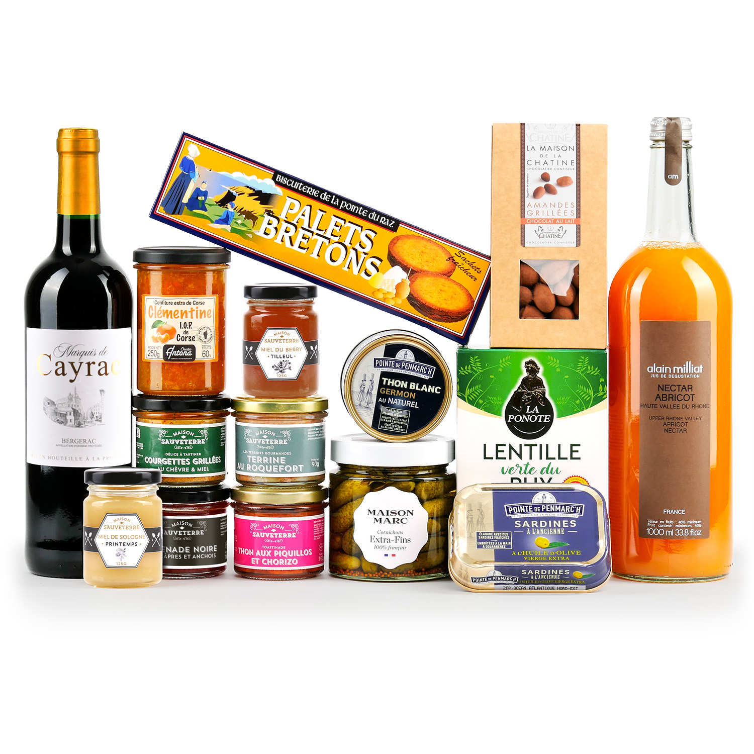 Assortment of products “My French market” - BienManger Paniers Garnis