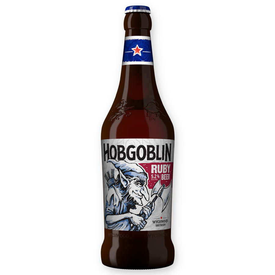 Hobgoblin Ruby beer - 5,2% - Wychwood Brewery