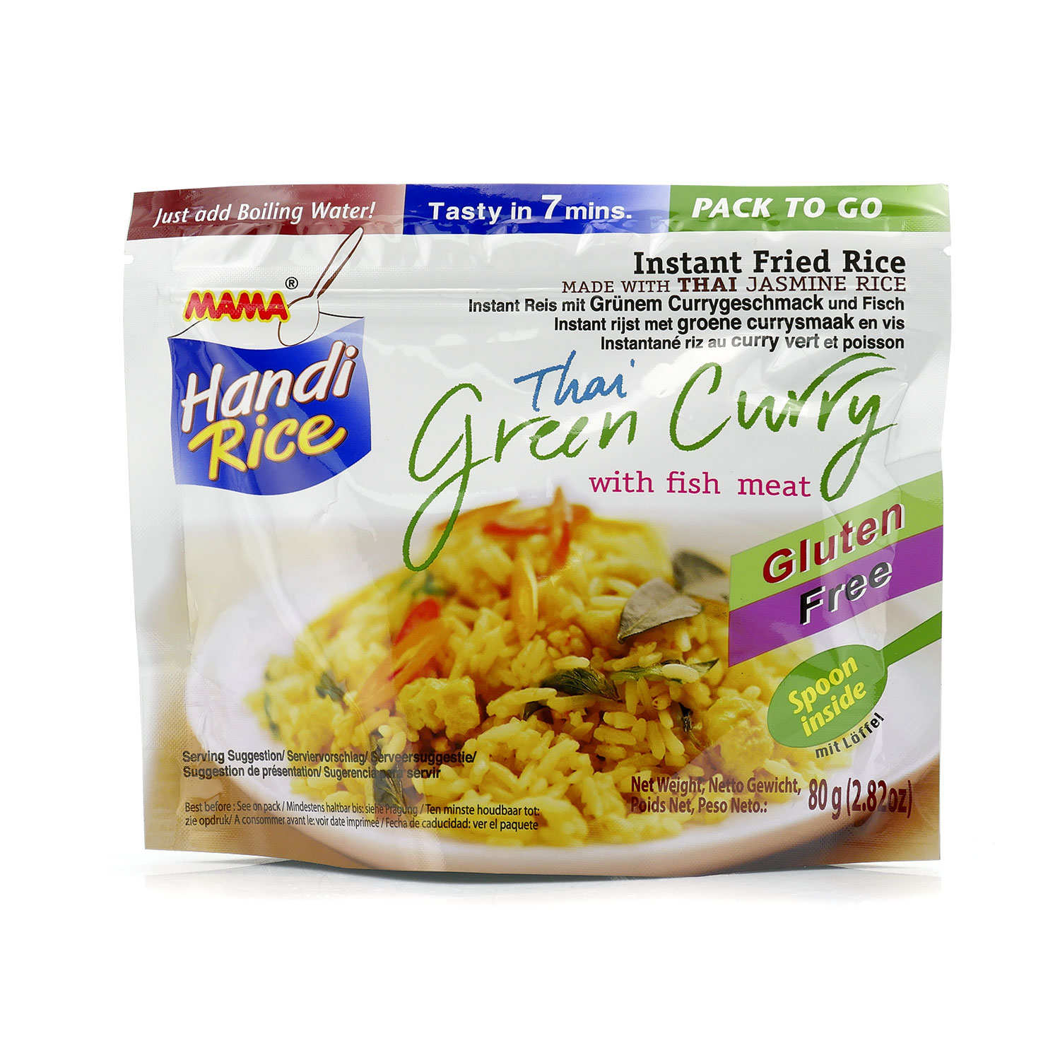 Green Curry Fish Flavour Instant Rice - Mama