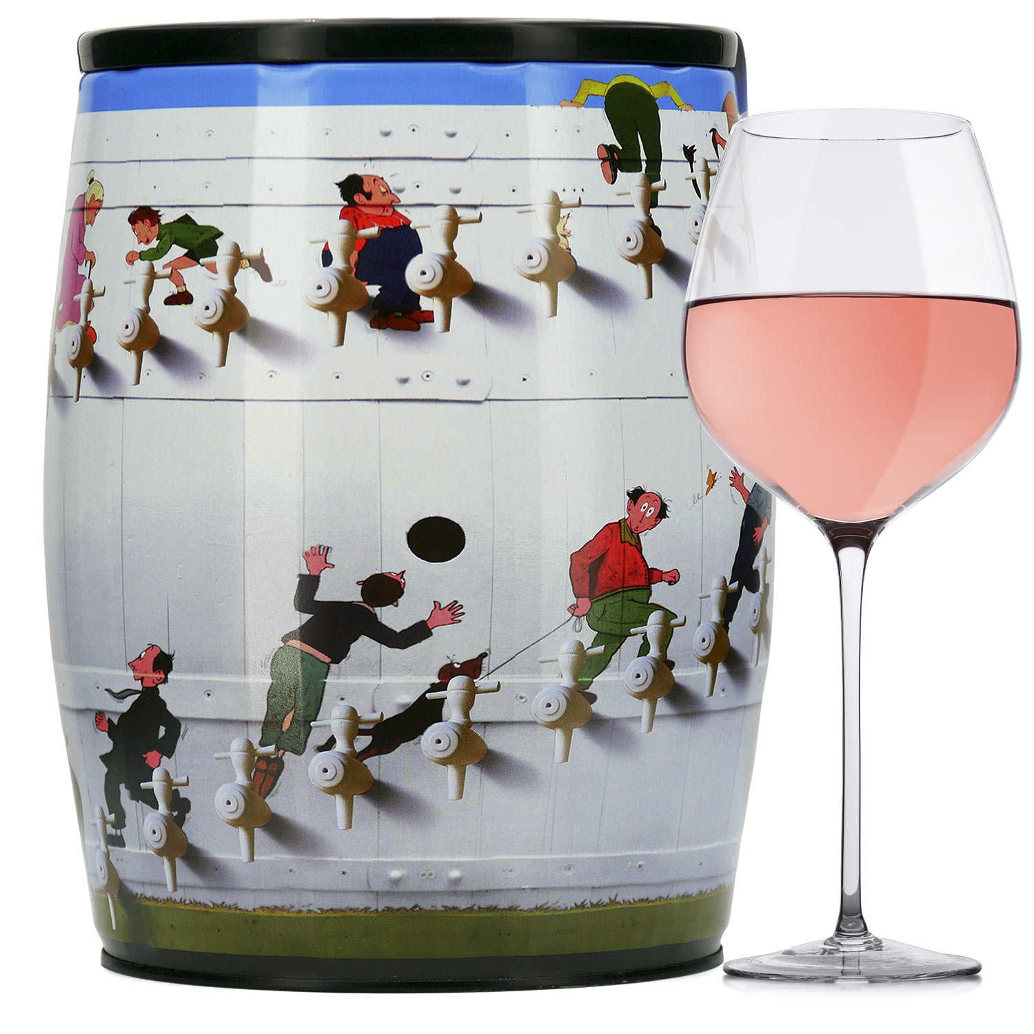 Bib'Art Roland Hours vin rosé Le Benjamin de Puech Haut - Château Puech ...