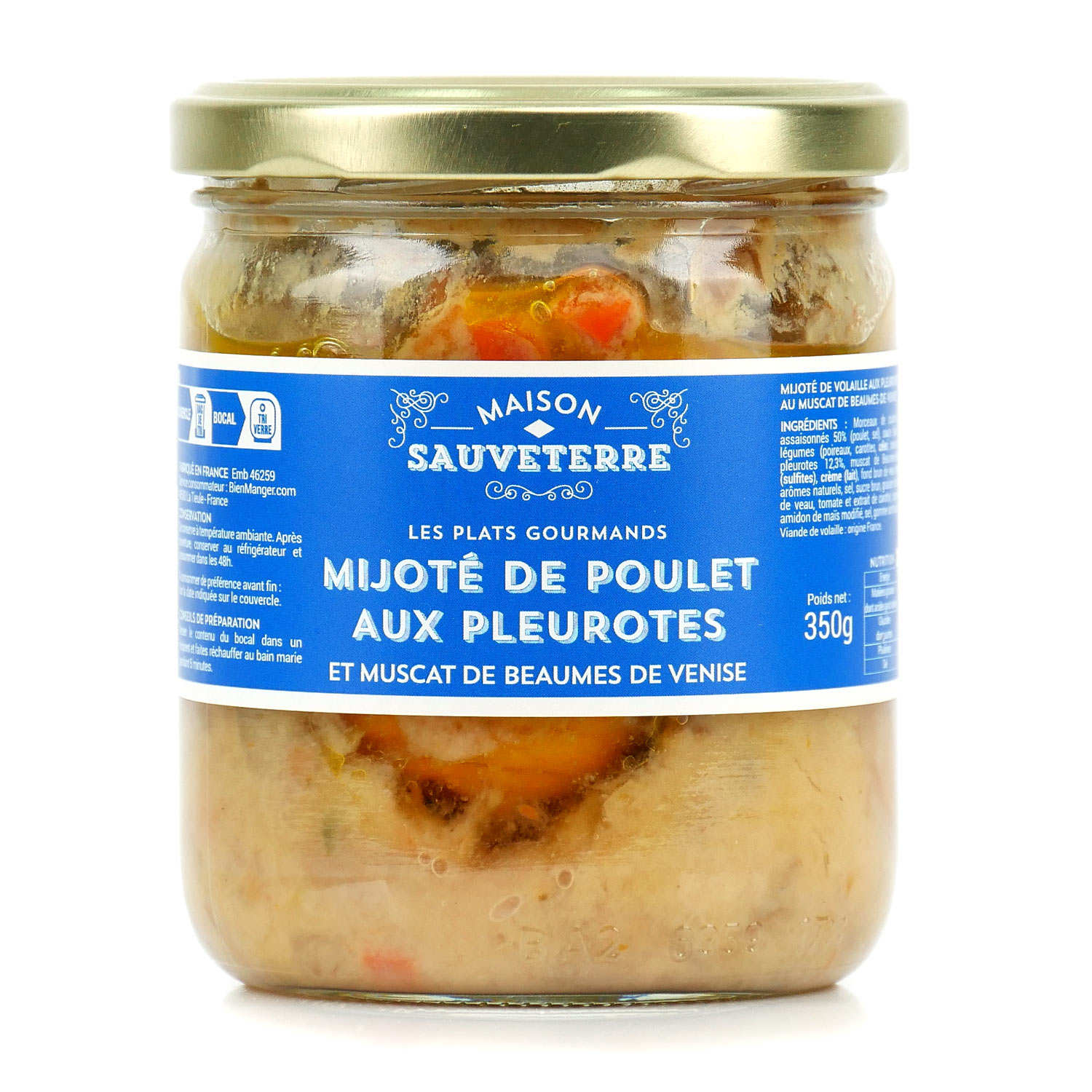 Chicken with oyster mushrooms and Muscat de Beaumes de Venise - Maison ...