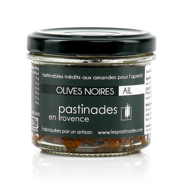 Black Olive and Garlic Pastinade - Les Pastinades en Provence