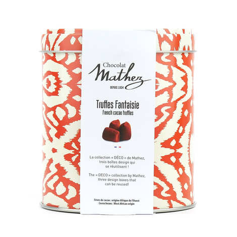 Fancy truffles with nougat chips - Chocolat Mathez