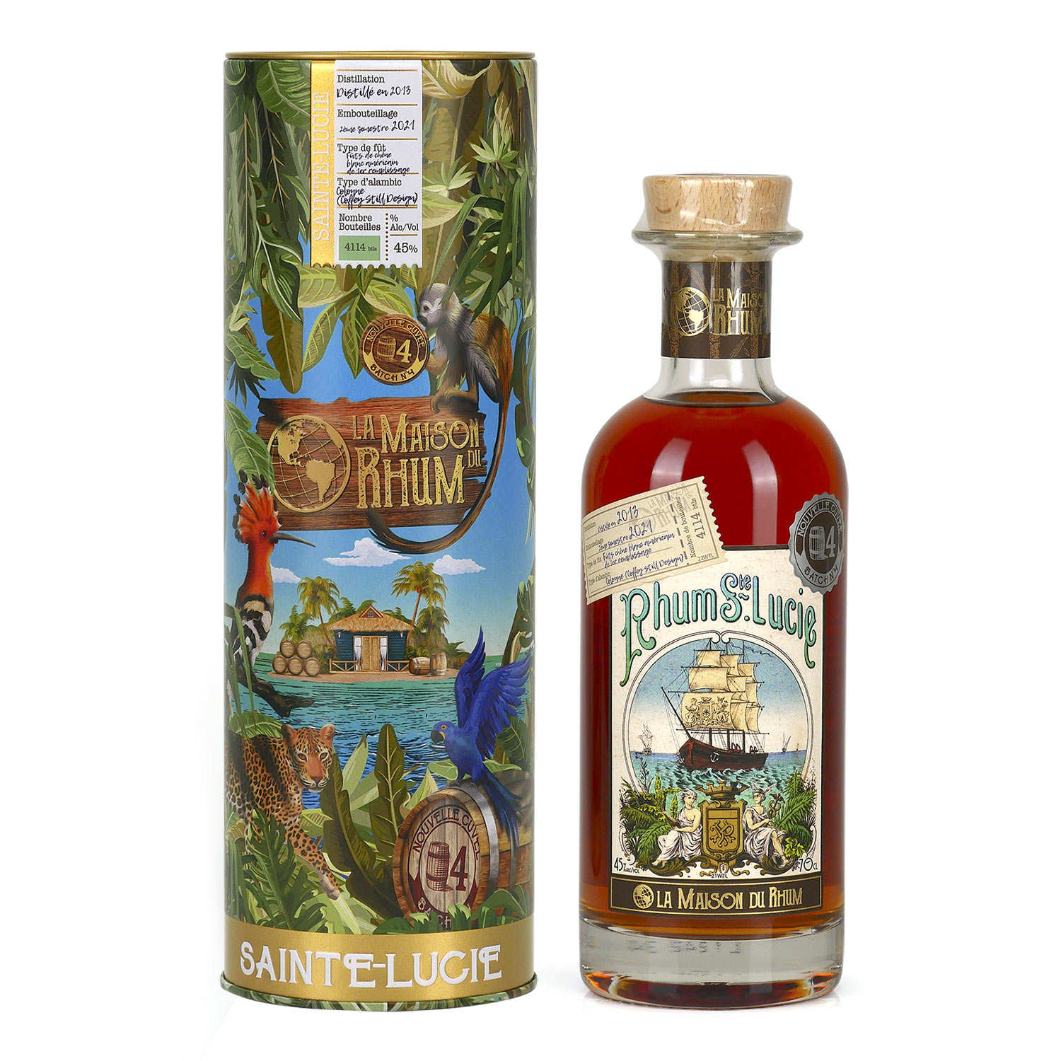 La Maison du Rhum Santa-Lucia (Santa Lucia Distillers) 45% - La Maison ...