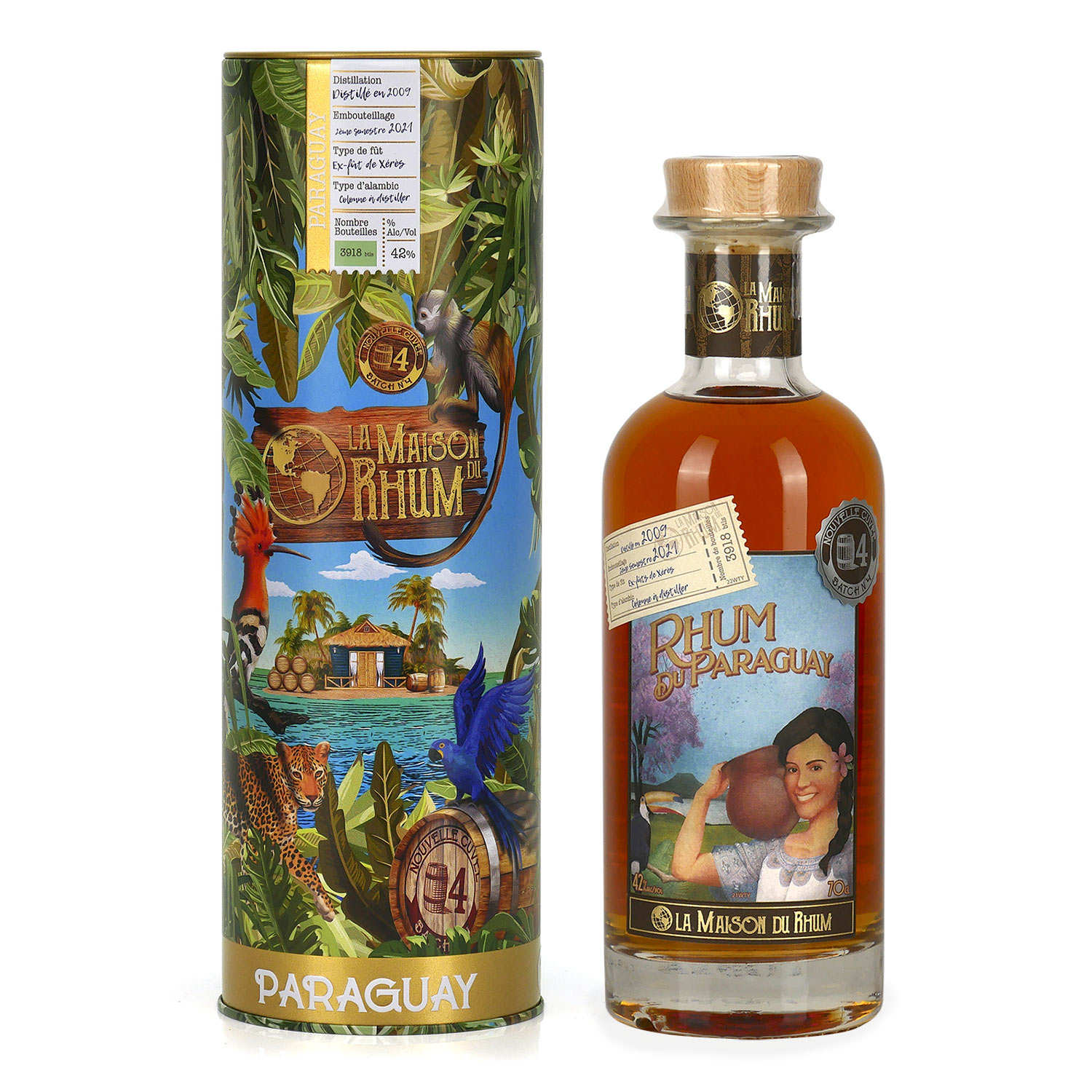 La Maison du Rhum Paraguay (Fortin Distillers) 42% - La Maison du Rhum