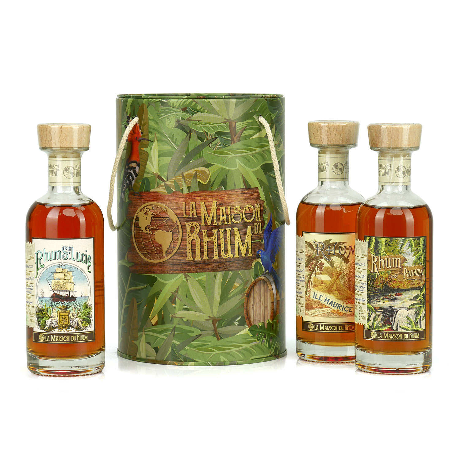 La Maison du Rhum Panama, Saint Lucia and Mauritius - 3 rhums discovery ...