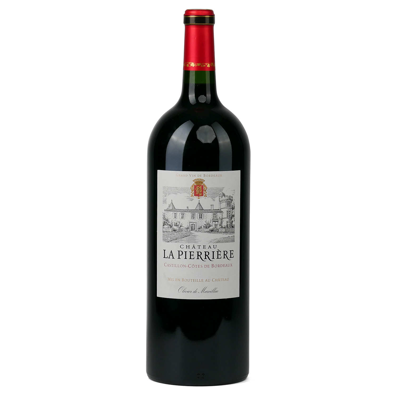 Château la Pierrière - Red Côtes de Castillon Magnum (Bordeaux ...