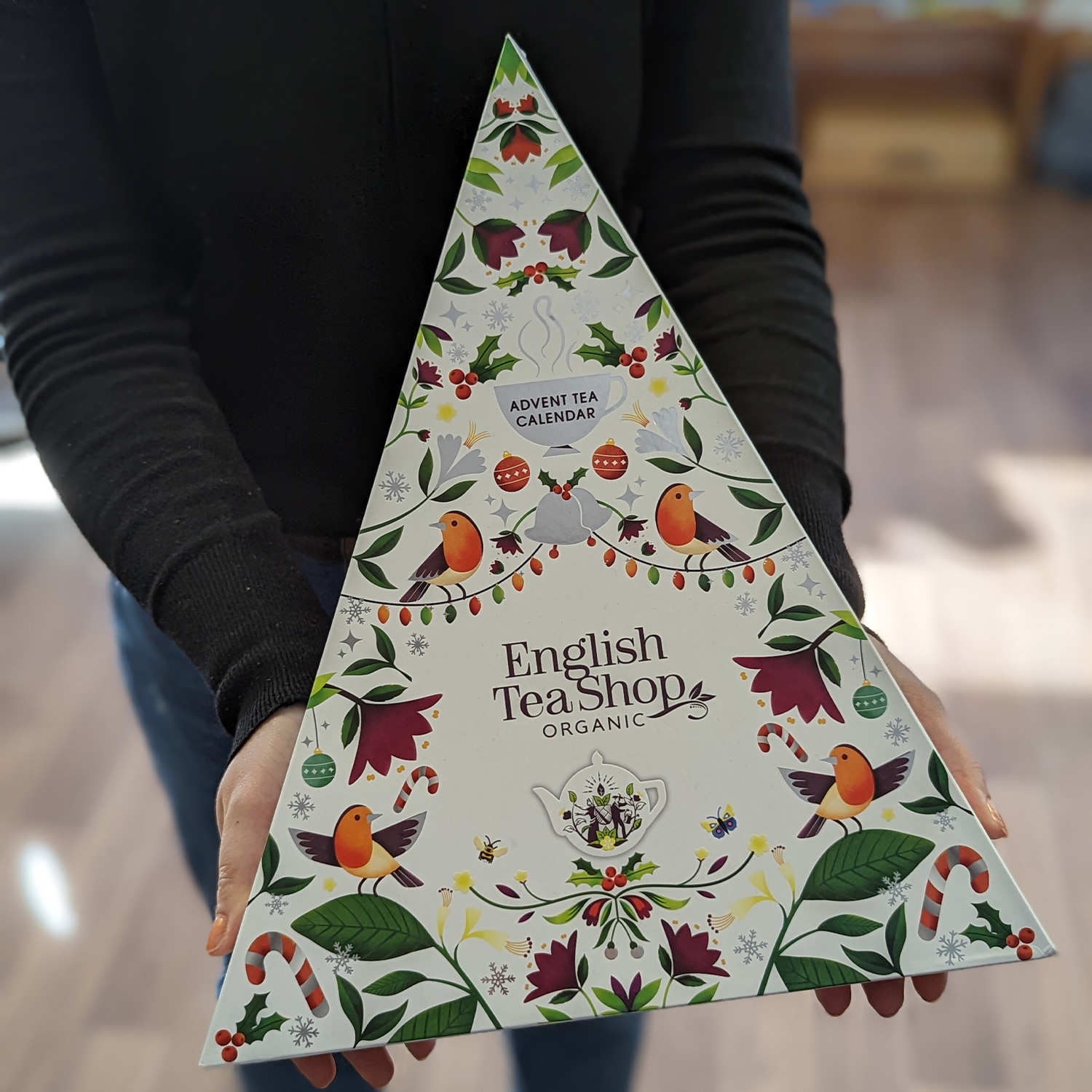 Advent calendar triangle - 25 organic tea bags - English Tea Shop