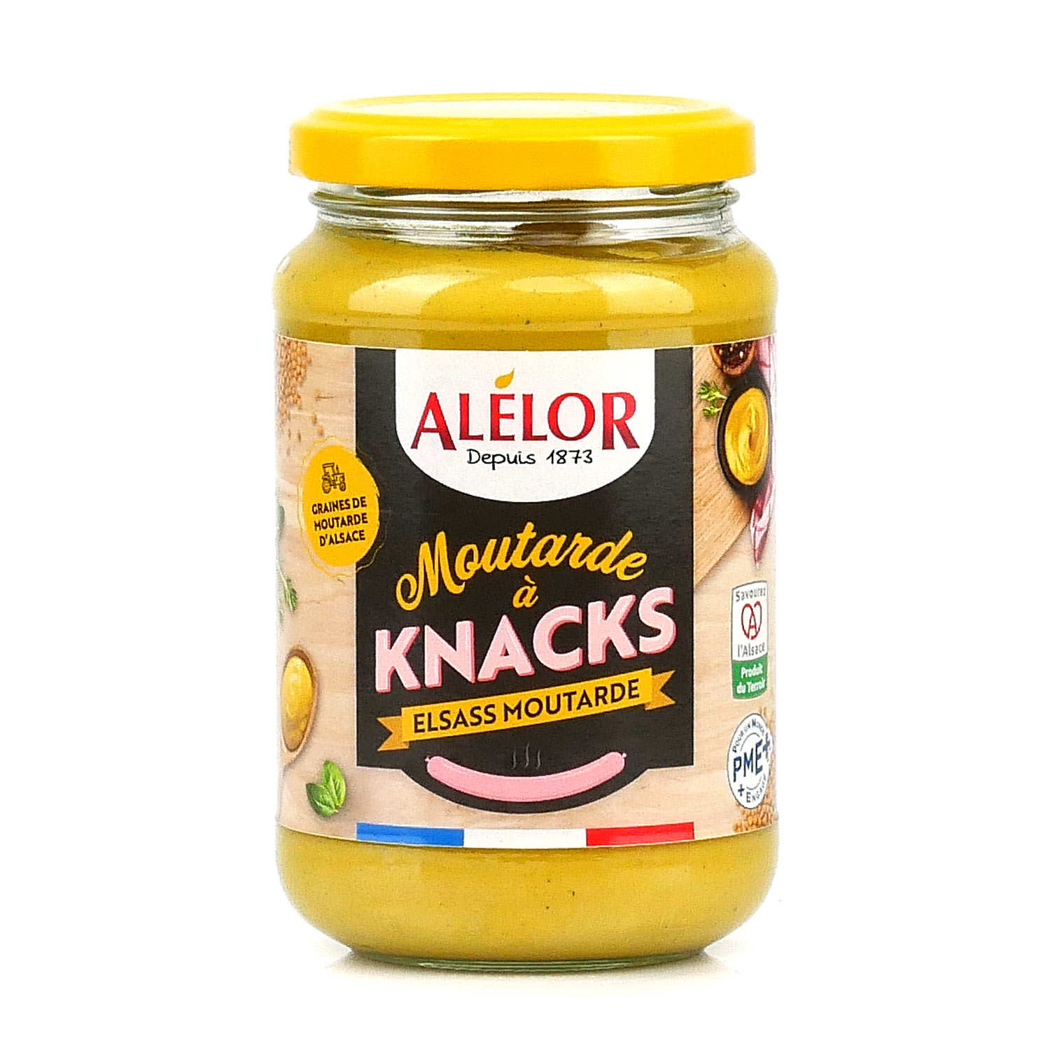 Moutarde douce alsacienne spéciale Knacks - Alélor