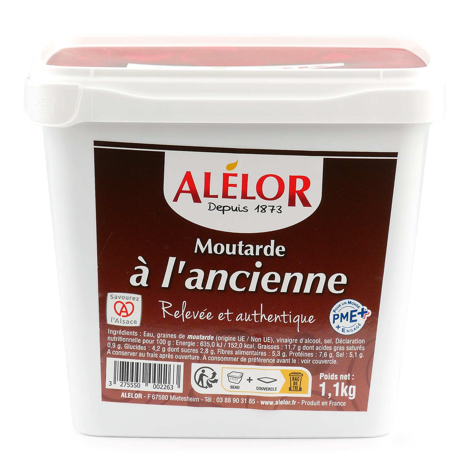 Old fashioned mustard in a bucket - Alélor