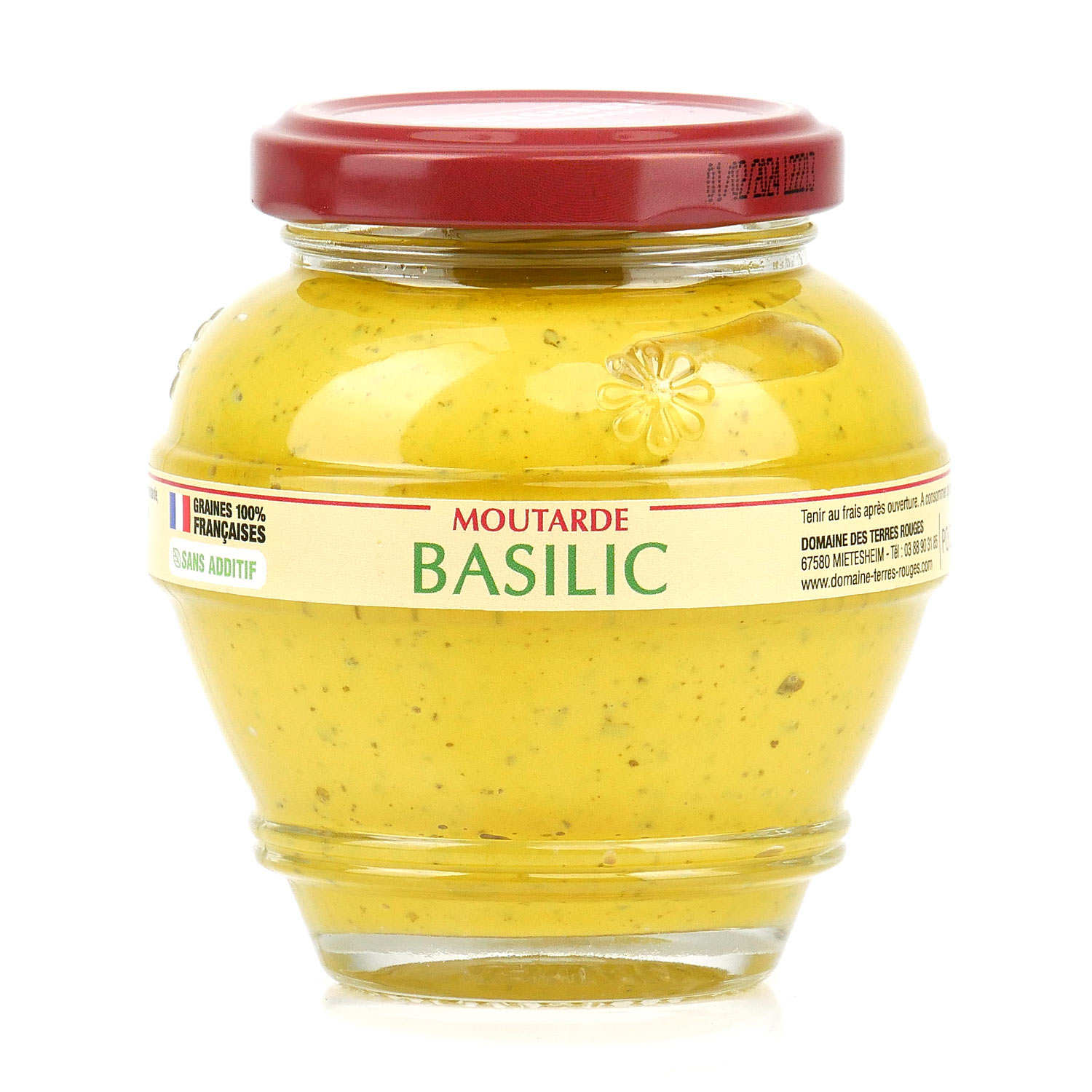 Basil mustard - 100% French seeds - Domaine des terres rouges