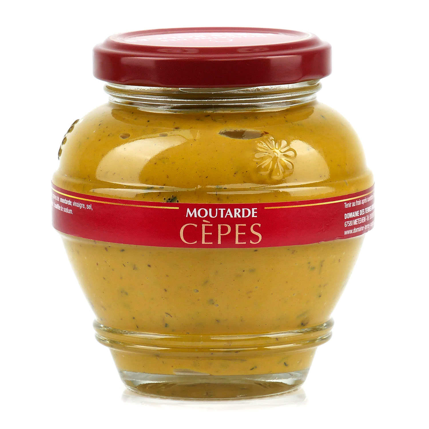 Moutarde aux cèpes - Domaine des terres rouges