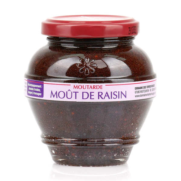 Mustard with grape must - Domaine des terres rouges
