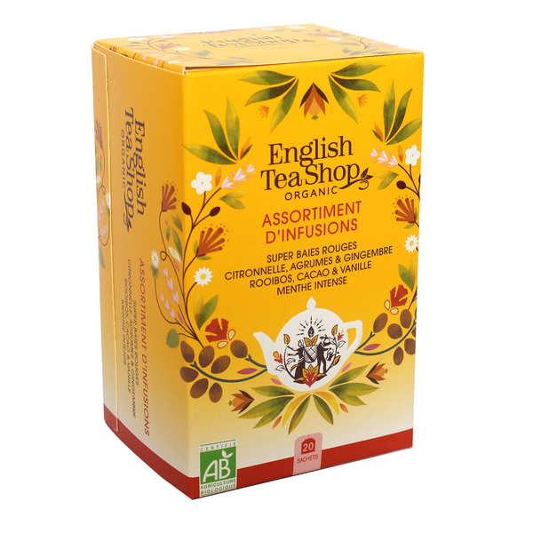 English Tea Shop Organic Herbal Tea Bags Assortment - English Tea Shop