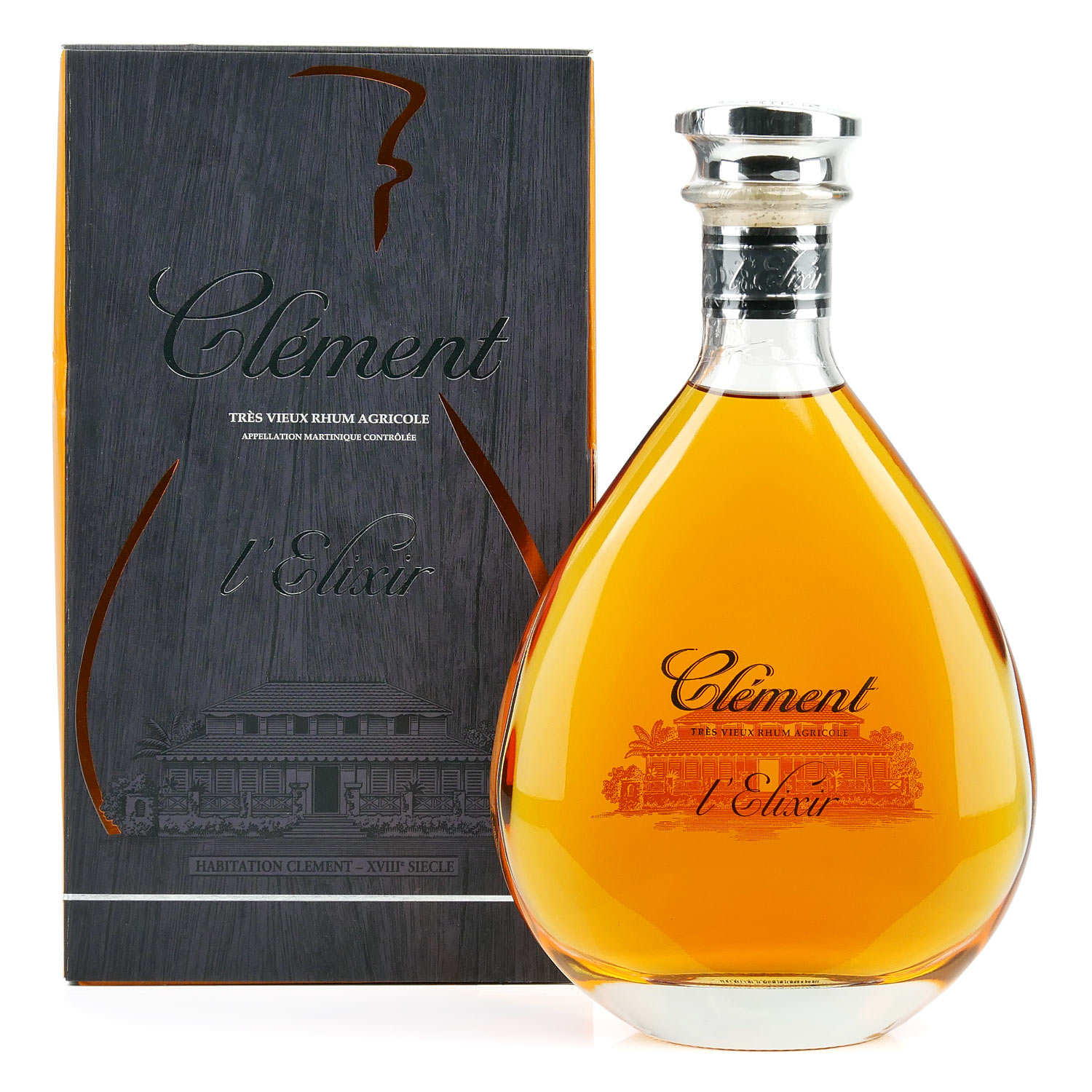 L'Elixir - Very old agricultural rum 42% Clément - Rhums Clément