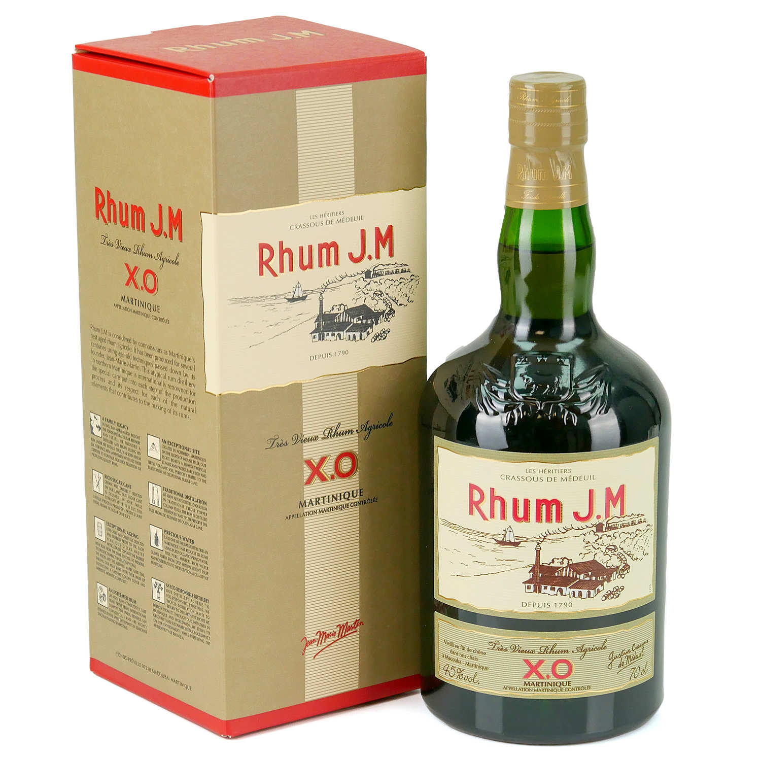 Rhum XO 6 years - Rhum JM AOC Martinique - Rhum J.M