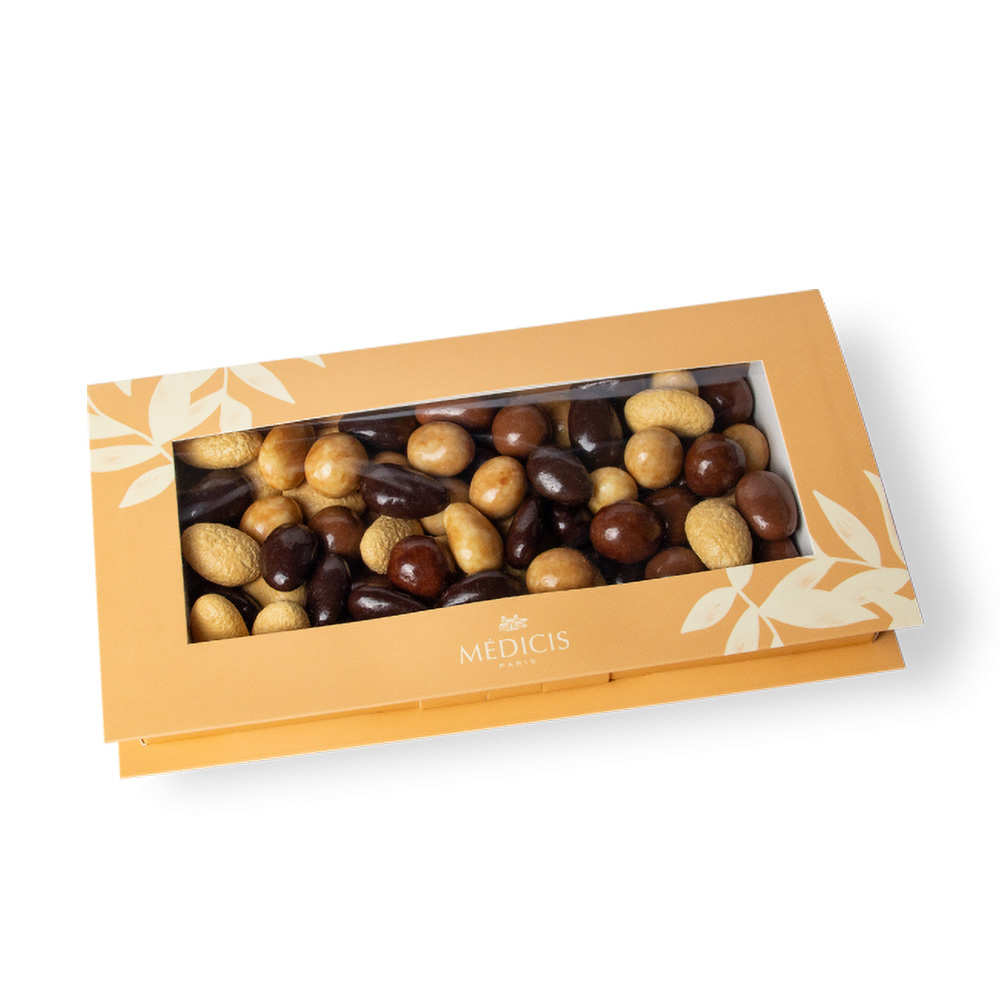 Medicis Box - Assortment of chocolate-covered almonds and hazelnuts ...