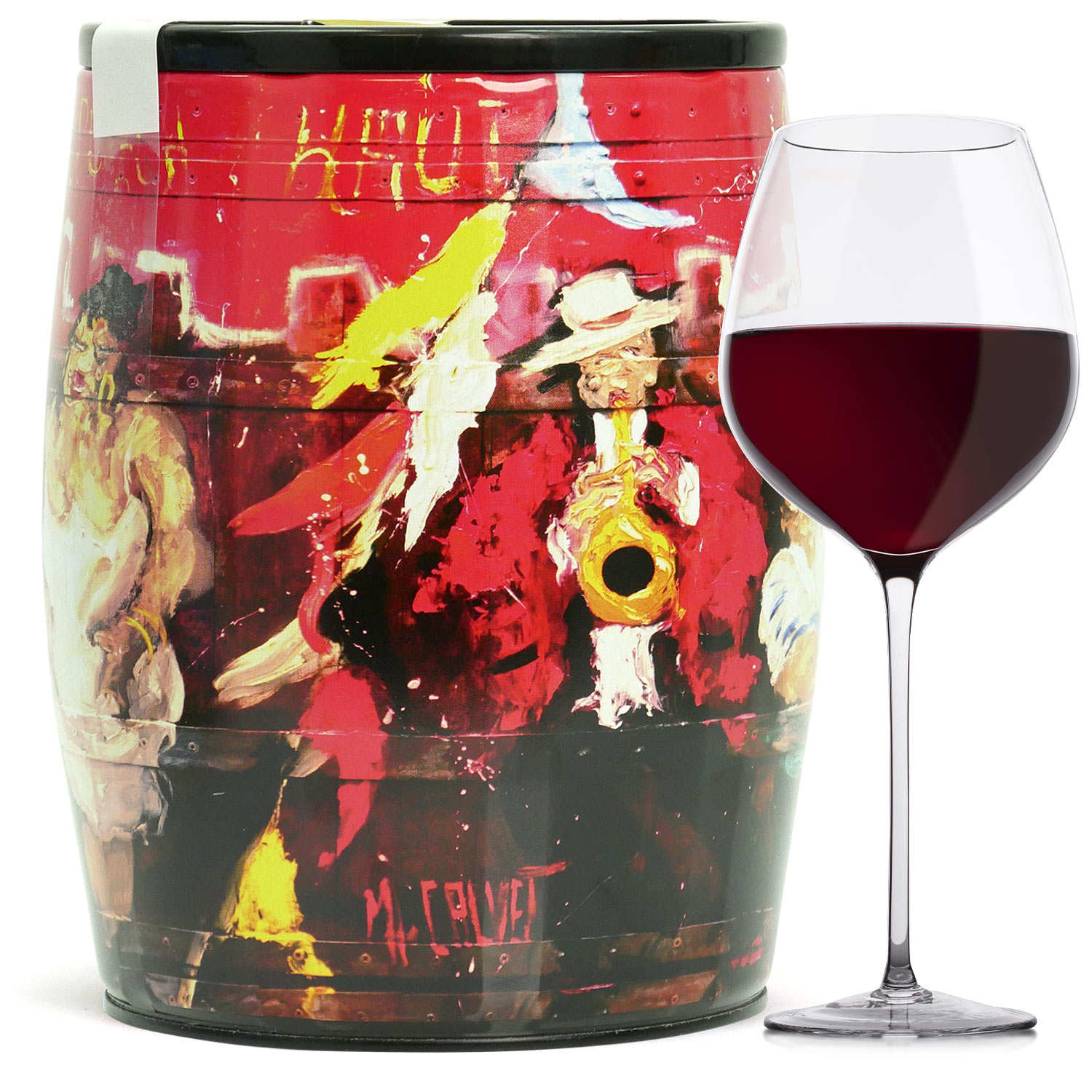 Bib'Art Michel Calvet vin rouge Le Benjamin de Puech Haut - Château ...