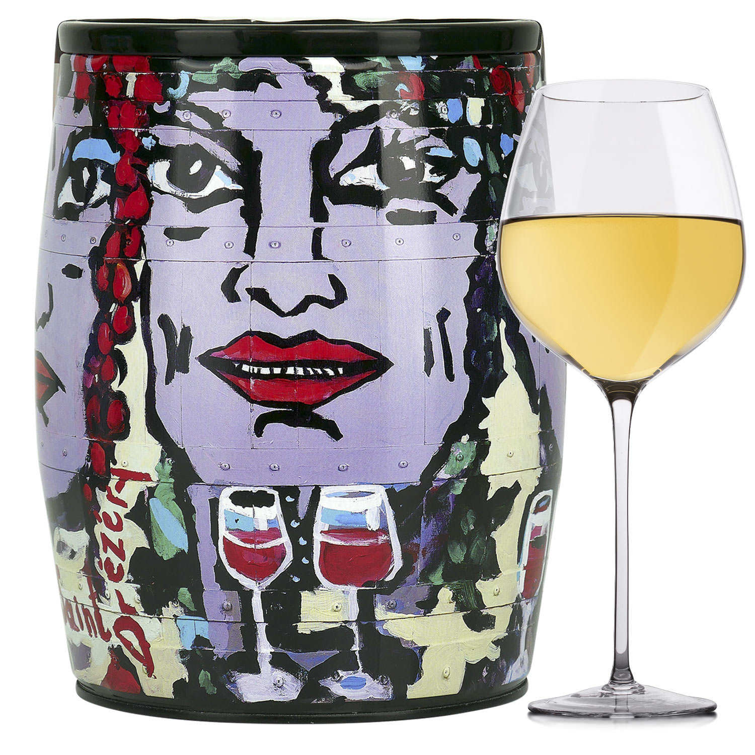 Puech Haut Le Benjamin in a Bib Art White Wine - Lia Shvelidze ...