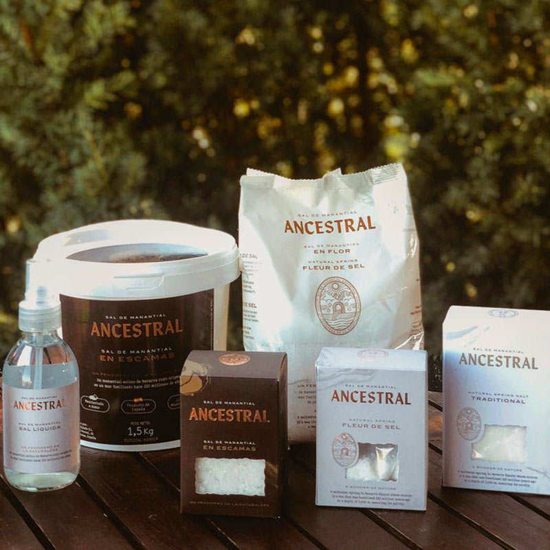 Spring water salt flakes - Sal de Manantial - Ancestral