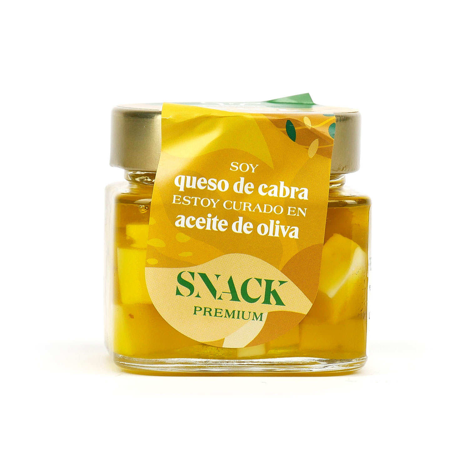 Cubes de fromage de chèvre à l'huile d'olive