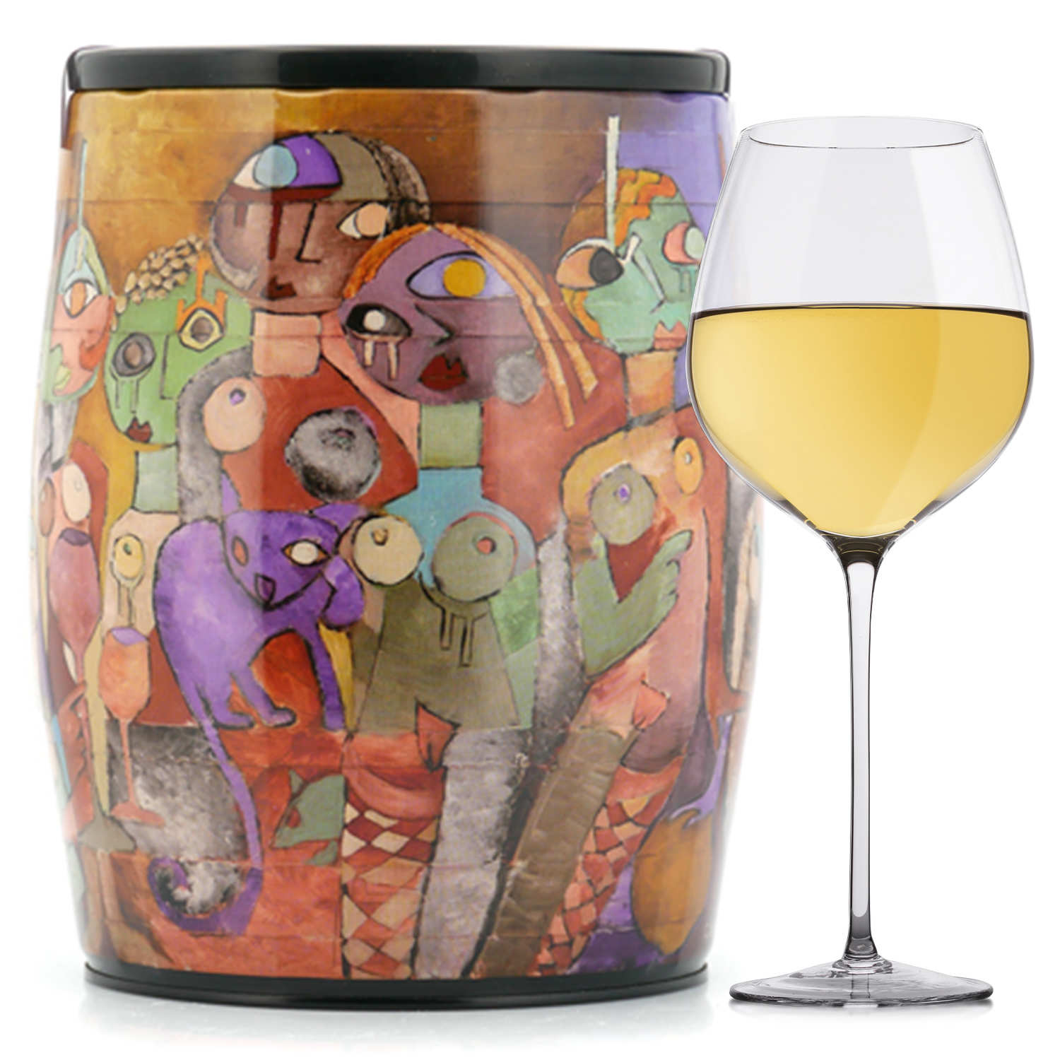 Puech Haut Le Benjamin White Wine in a Bib'Art - C. Bost - Château ...