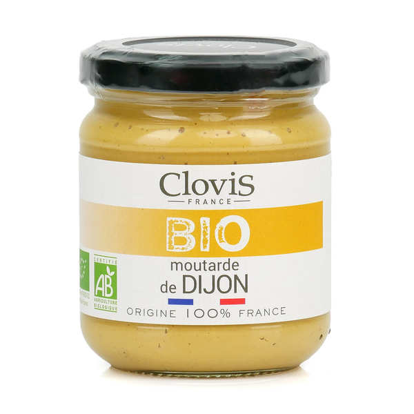 Moutarde de Dijon bio 100% française - Clovis