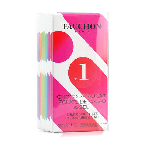 Assortment of 6 mini chocolate bars - Fauchon