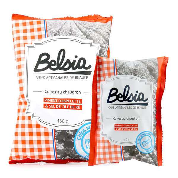 Chips artisanales de Beauce - Piment d'Espelette AOP et sel de l'Île de ...